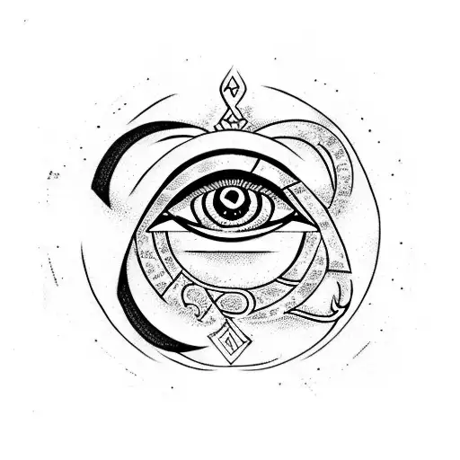 Evil Eye Tattoo Design Ideas - BlackInk AI