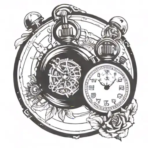 382+ Stopwatch Tattoo Ideas - BlackInk AI