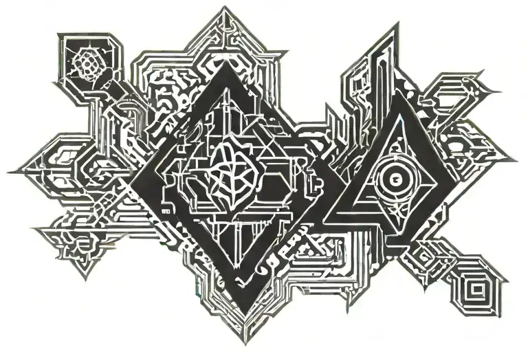 Cyber Sigilism "Maneskin Damiano David Type Punk Tattoo..." Tattoo ...