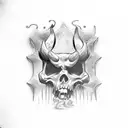 Burnt Script With Old English Font Temporary Tattoo - BlackInk AI