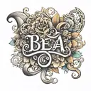 Neo-Traditional "Bea Name Tattoo" Tattoo - BlackInk AI