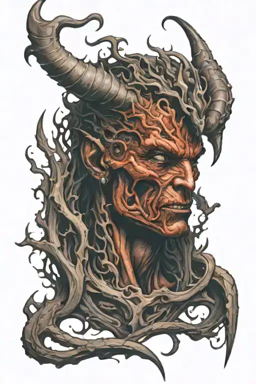 Virgo Demon Tattoos