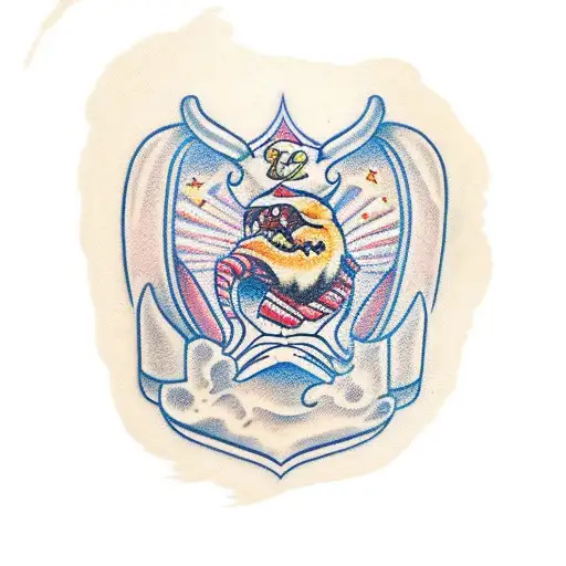 Traditional "Gio, Kate, Leo, Eli" Tattoo - BlackInk AI