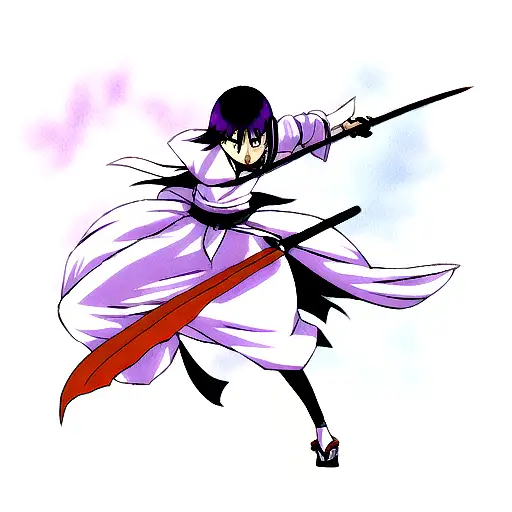 Byakuya Sword Temporary Tattoo - BlackInk AI
