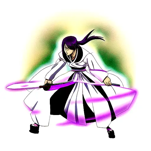 Byakuya Sword Temporary Tattoo - BlackInk AI