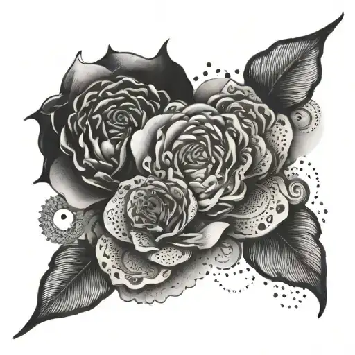 Dotwork "A Tattoo Representing The Complexity Of..." Tattoo - BlackInk AI