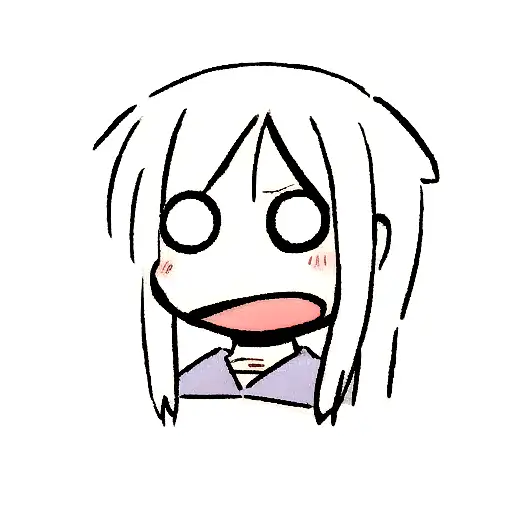 Shocked Anime Face Chibi