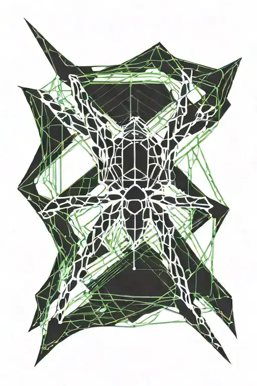 Cyber Sigilism "Spider With A Web Made Of Code Lines..." Tattoo Idea ...
