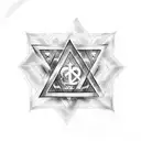 Dotwork "2 Idf Soldiers Shown From The Back..." Tattoo - BlackInk AI