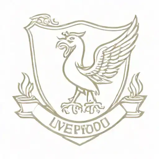 Minimalist "Liverpool Fc Logo" Tattoo - BlackInk AI
