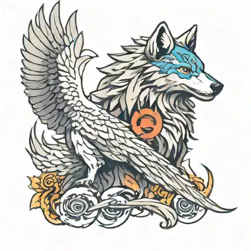 1417+ Eagle And Wolf Tattoo Ideas in 2025 - BlackInk AI