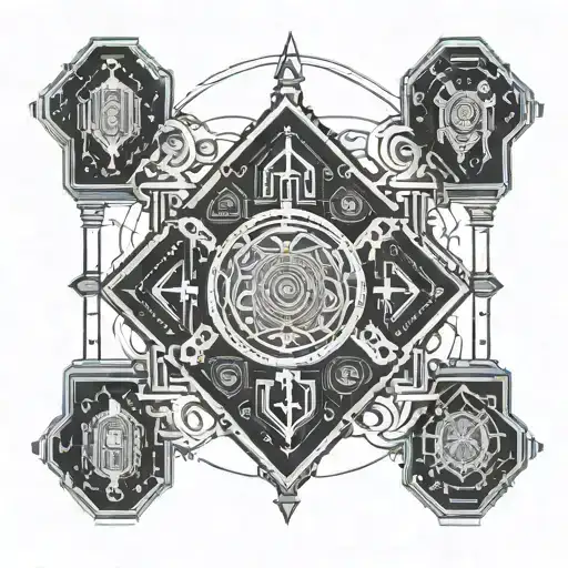 Cyber Sigilism "A Tattoo Design Combining Elements Of..." Tattoo ...