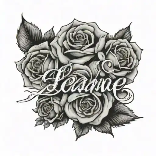 Leanne Name Tattoos