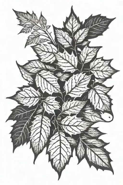 Rally Wrc Racing Autumn Leaves Temporary Tattoo - BlackInk AI