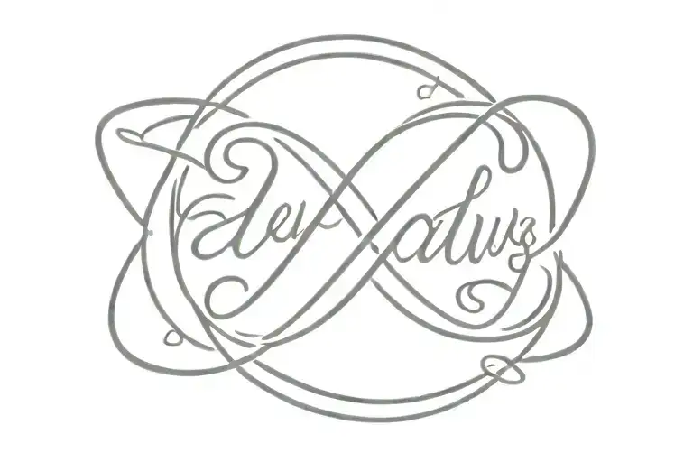 Infinity Symbol Forever And Always Tattoo