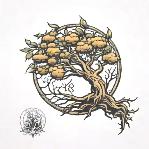 Neo-Traditional "Xxxtentacion Tree Tattoo With Malta" Tattoo Idea ...