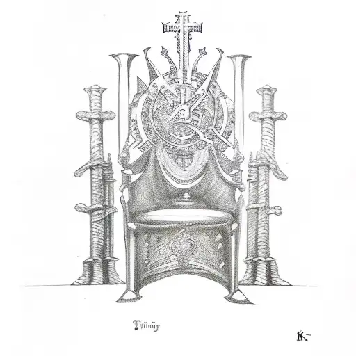 Empty Throne Tattoos