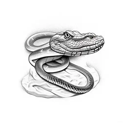 Realism "Timber Rattler Snake Spiraled Up My Arm..." Tattoo Idea ...