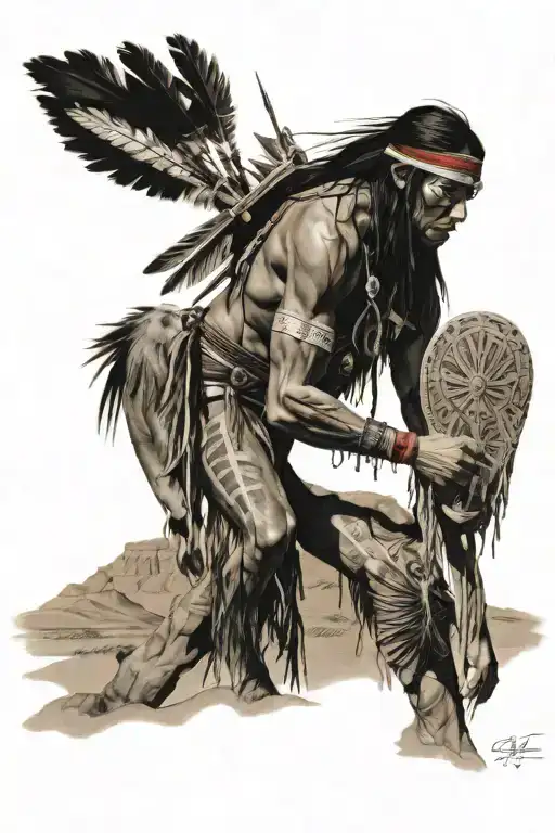 Comanche Warrior Tattoos 45+ Comanche Tattoo Ideas In 2025 BlackInk