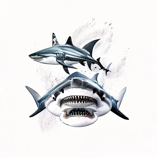 145+ Shark Shadow Tattoo Ideas in 2025 - BlackInk AI