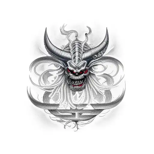 Virgo Demon Tattoos