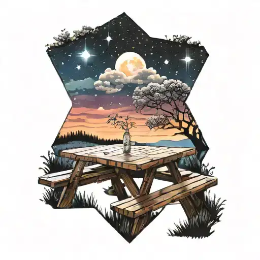 Picnic Bench Tattoos
