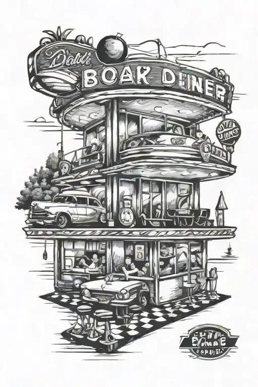 50s Diner Tattoos