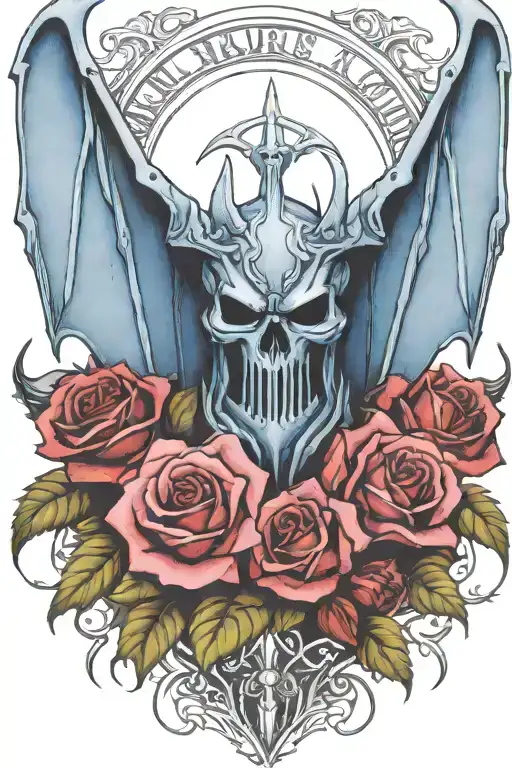 Biomechanical "Warhammer 40K Night Lords Bat Wings And..." Tattoo ...
