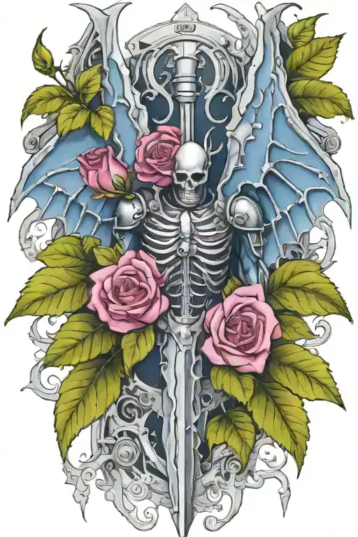 Biomechanical "Warhammer 40K Night Lords Bat Wings And..." Tattoo ...