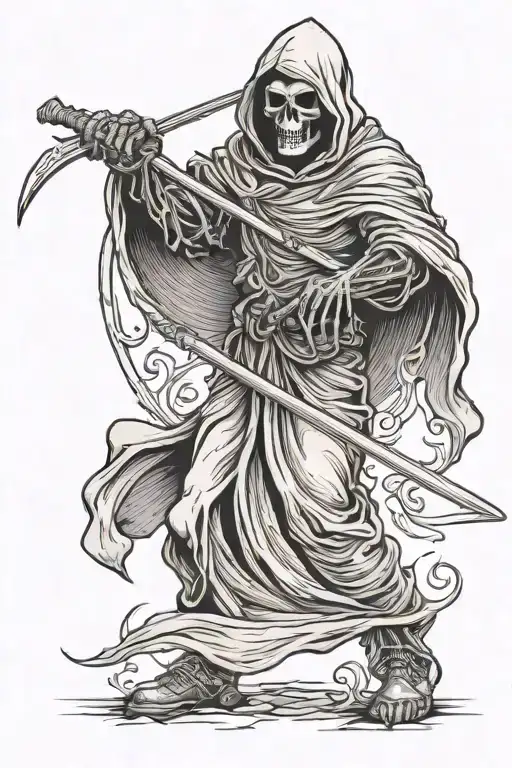 1,455+ Scythe Tattoo Ideas - BlackInk AI