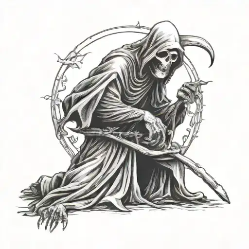 Tegninger Av Grim Reaper