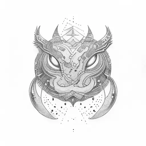 Sleep Token Temporary Tattoo - BlackInk AI