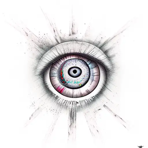 Evil Eye - Tattoo Design Ideas - BlackInk AI