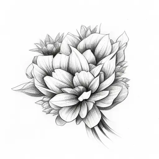 20794+ Flower Bouquet Tattoo Ideas - BlackInk AI