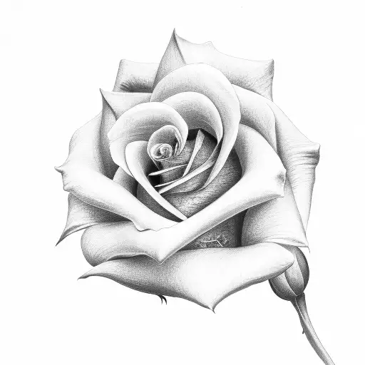 703+ Black And Grey Rose Tattoo Ideas - BlackInk AI