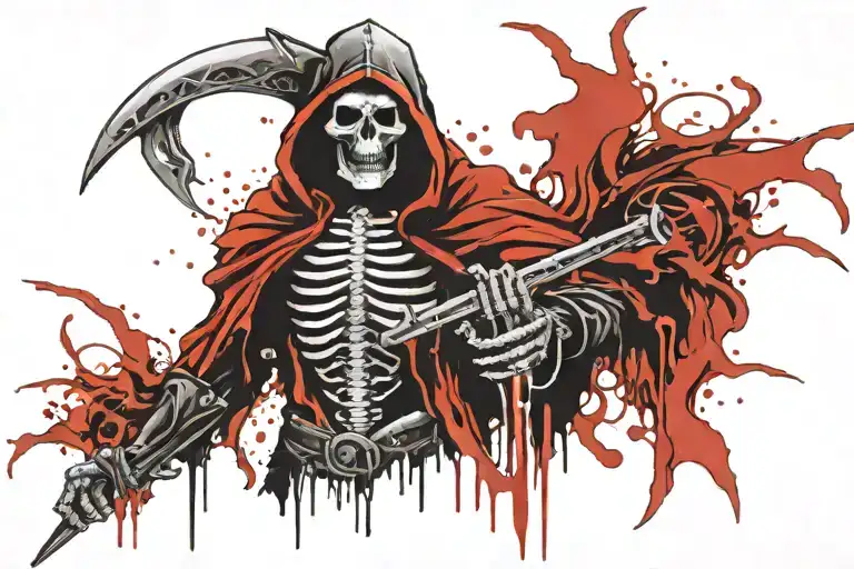 10317+ Grim Reaper Tattoo Ideas in 2025 - BlackInk AI