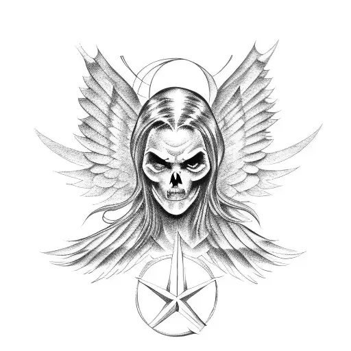 816+ Evil Angel Tattoo Ideas in 2025 - BlackInk AI