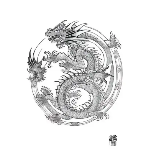 Japanese Dragon Turtle Tattoos