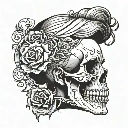 344+ Side Profile Skull Tattoo Ideas in 2025 - BlackInk AI