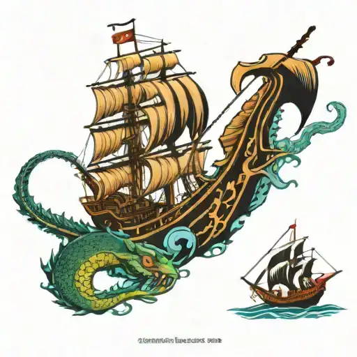 2,612+ Pirate Ship Tattoo Ideas - BlackInk AI