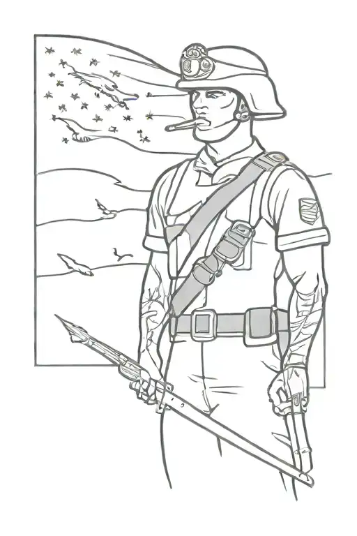 Usmc Coloring Pages