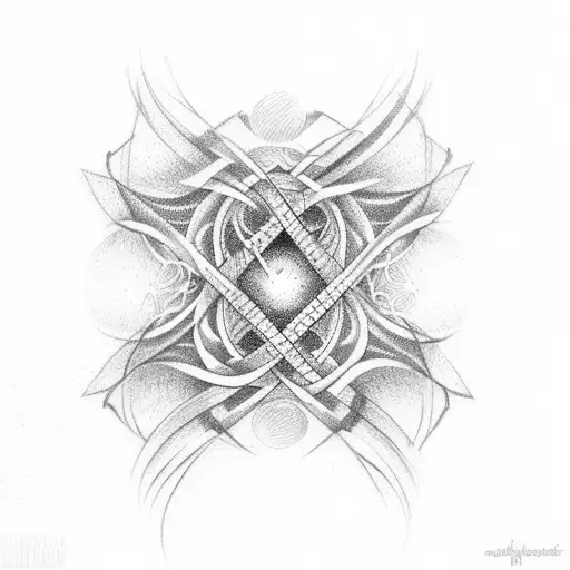 Dotwork "Infinity Symbol" Tattoo - BlackInk AI