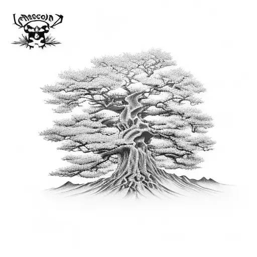 Japanese "Realistic Oak Tree Anderson Stand Sure..." Tattoo Idea ...