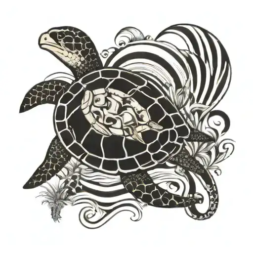 Neo Traditional Sea Tattoos