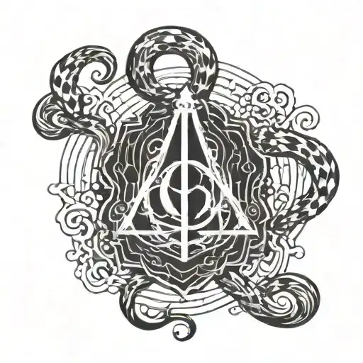 Harry Potter Dark Mark Sleep Token... Temporary Tattoo - BlackInk AI