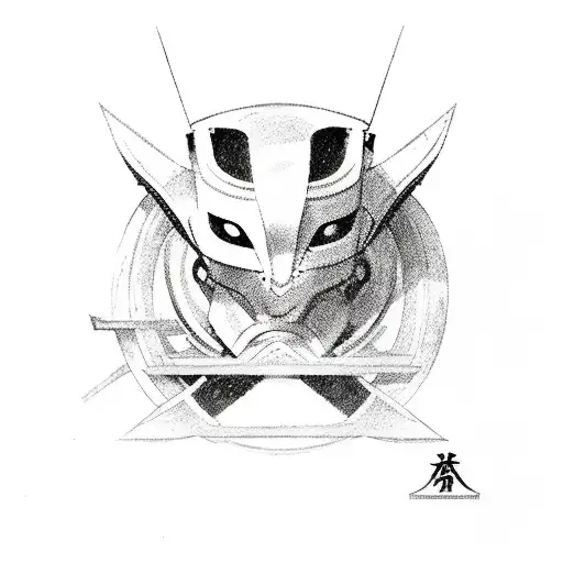 Anbu Symbol - Tattoo Design Ideas - BlackInk AI