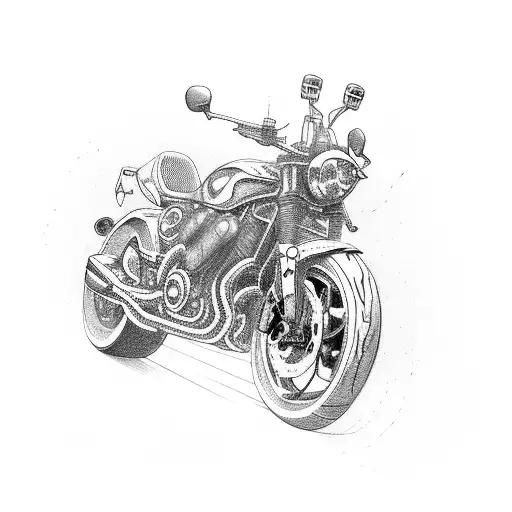 221+ Motorcycle Wheel Tattoo Ideas in 2025 - BlackInk AI