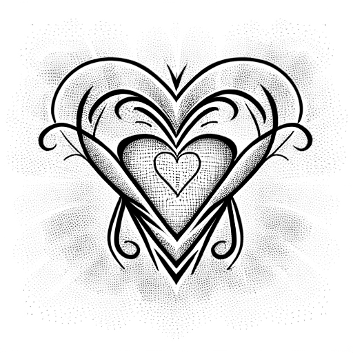 Tribal Heart Tattoos Designs