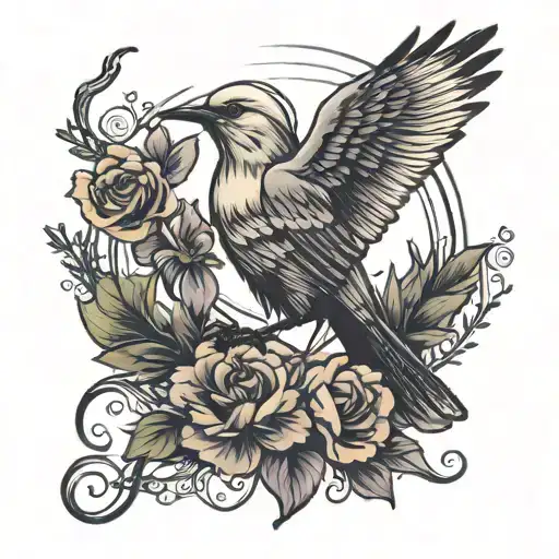 314+ Mockingbird Tattoo Ideas - BlackInk AI