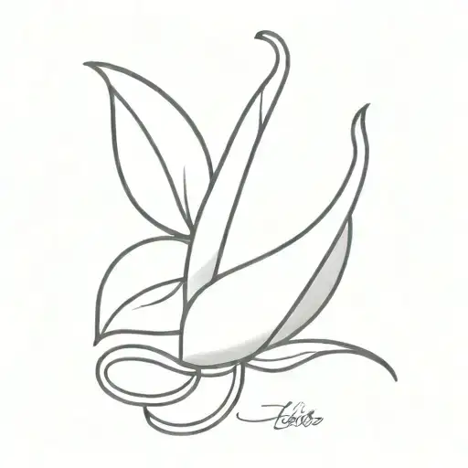 Minimalist "Create A Minimalist Tattoo Of A Pierogi..." Tattoo ...